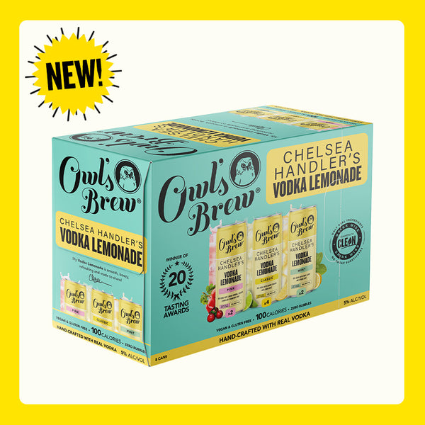 Chelsea Handler's Vodka Lemonade 8PK – Owls Brew Store